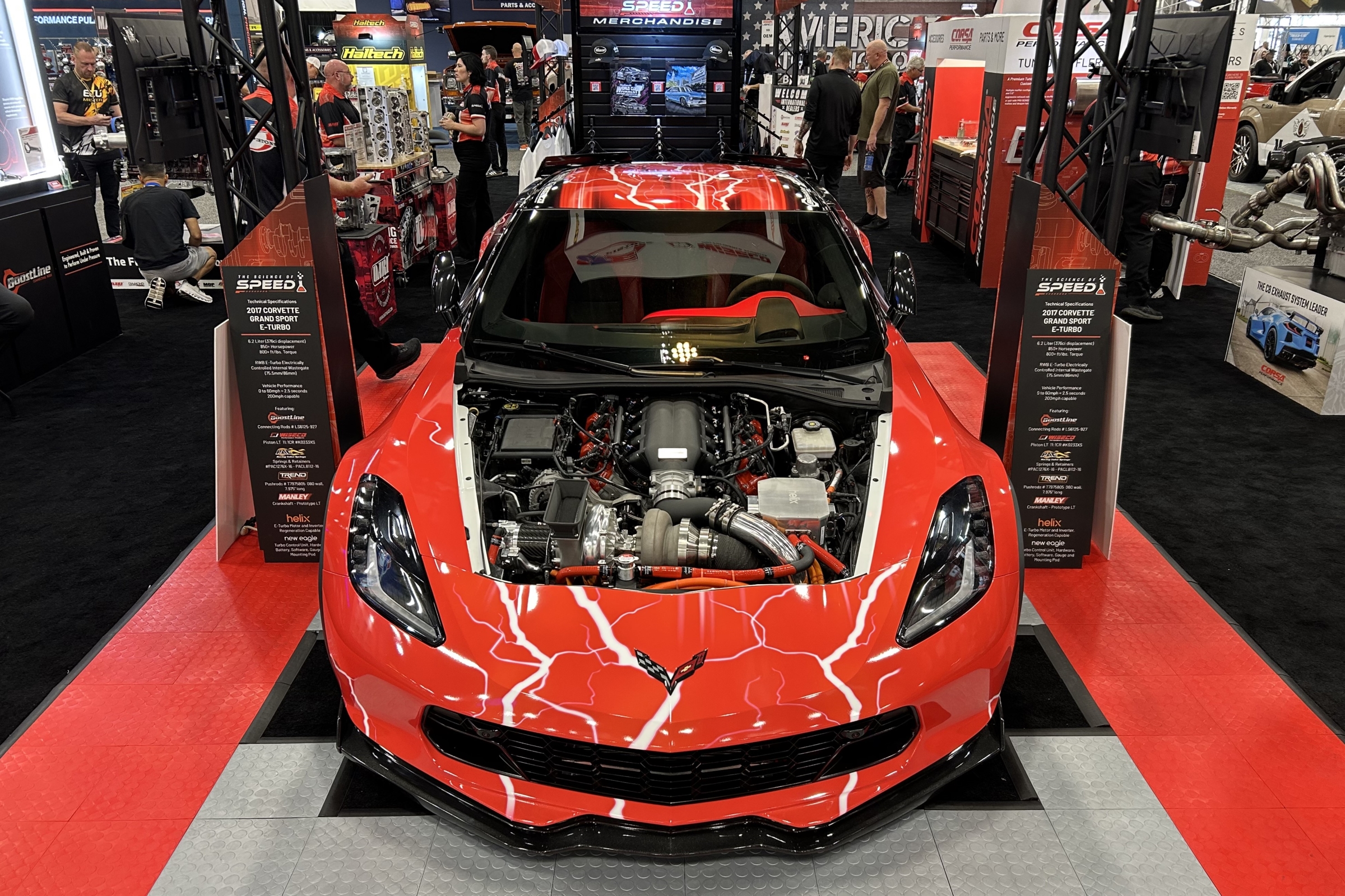 SEMA 2025: Electric-Assist Turbo Tech Boosts C7 Grand Sport