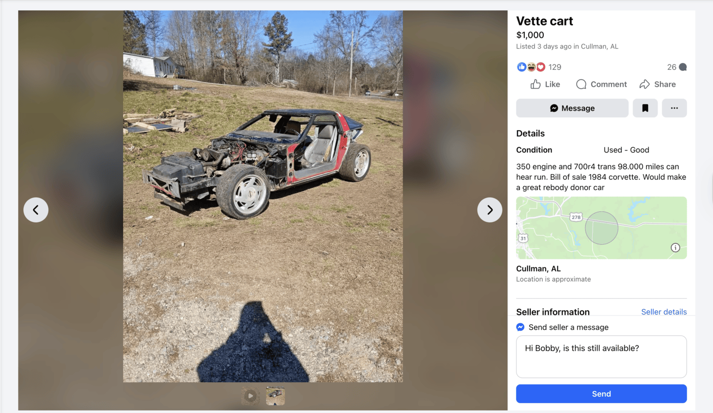 What Would You Build With This $1,000 “Vette Cart”?