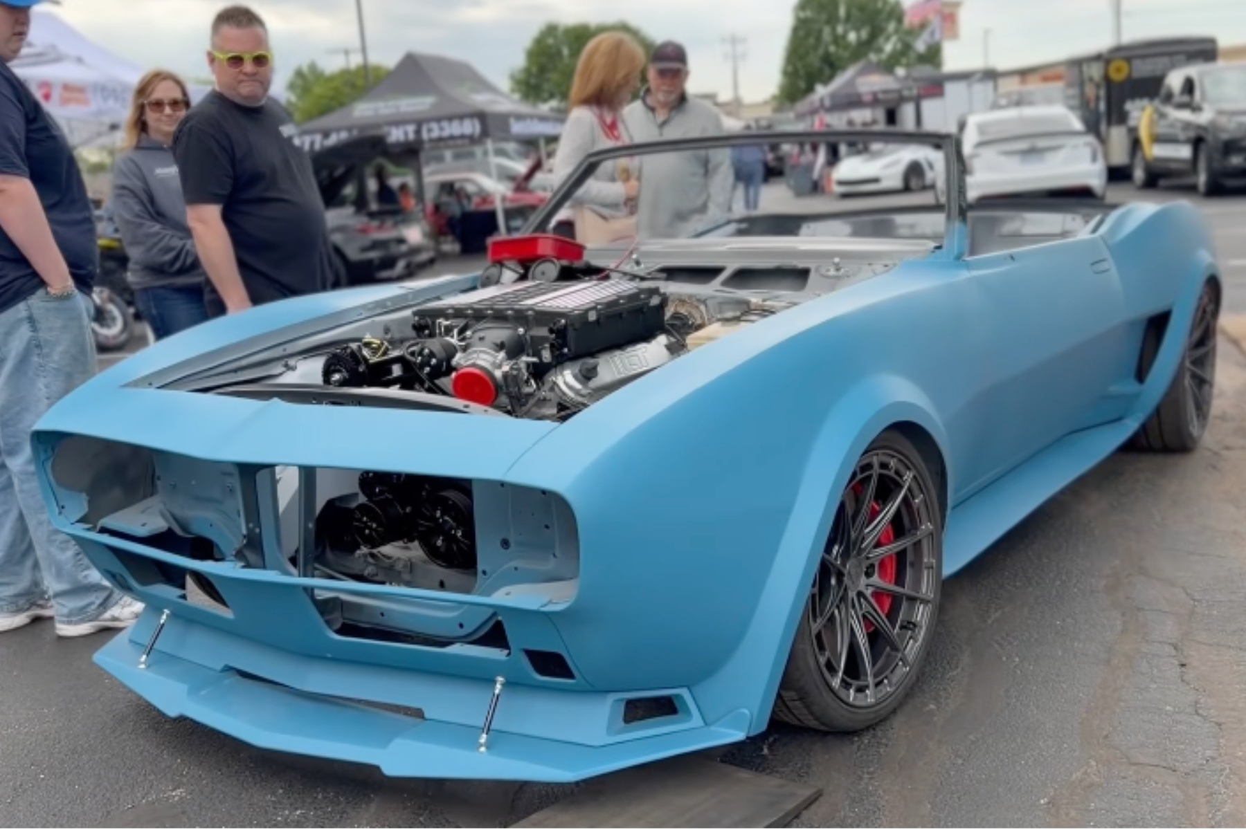 C7 Camaro: A C7 Corvette Chassis Under A '67 Camaro