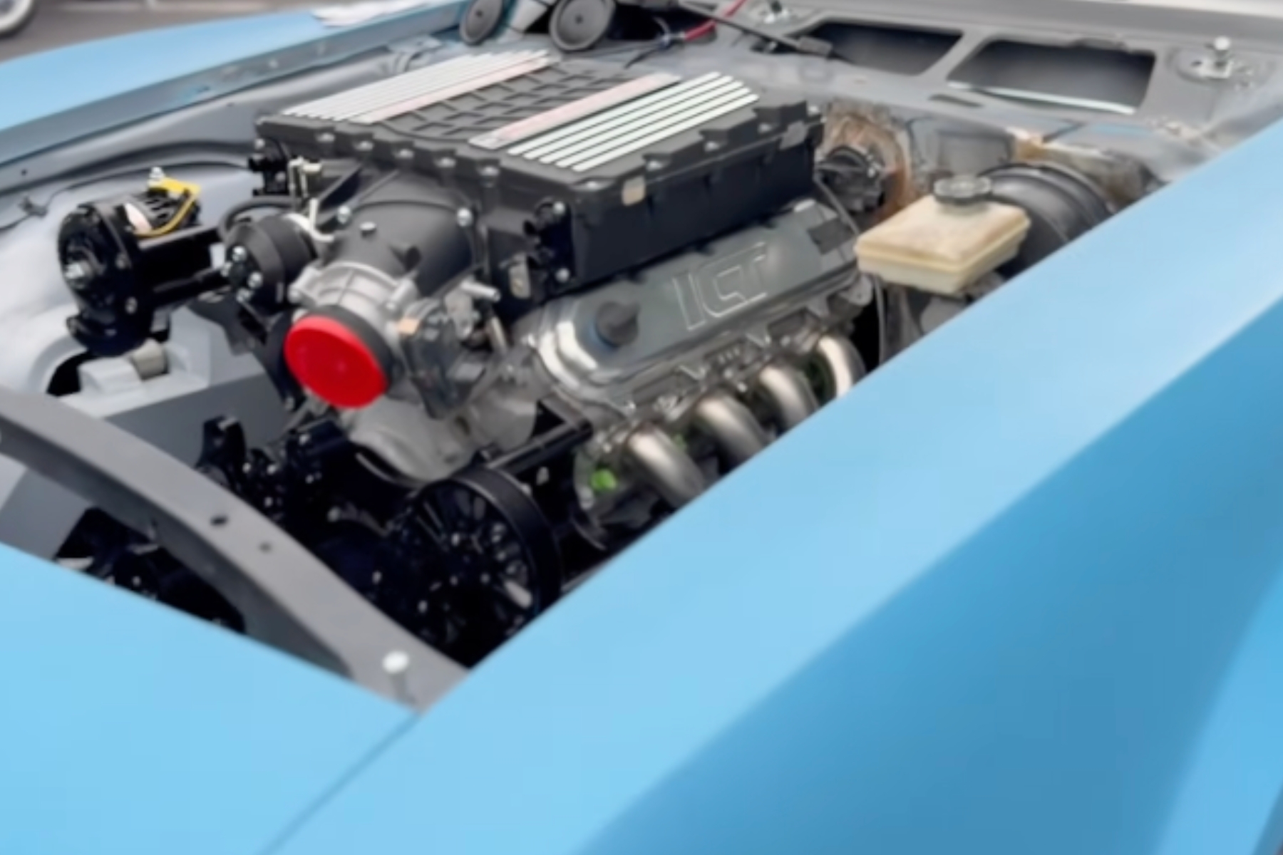 C7 Camaro: A C7 Corvette Chassis Under A '67 Camaro